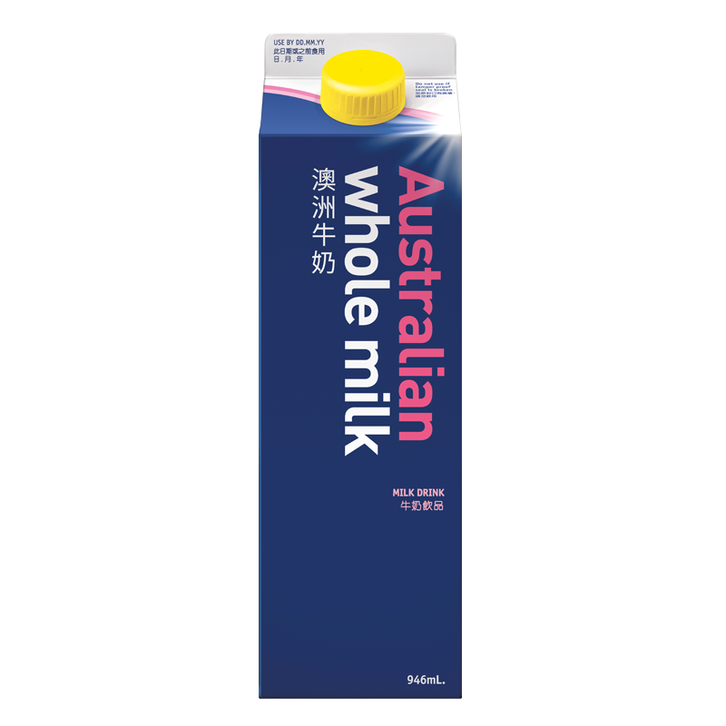 Australian Whole Milk (946mL) - Kowloon Dairy Home Delivery