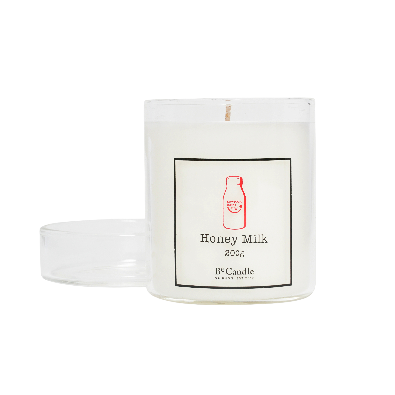 Kowloon Dairy x BeCandle Limited Edition Honey Milk Scented Candle (200g) - Kowloon Dairy Home ...